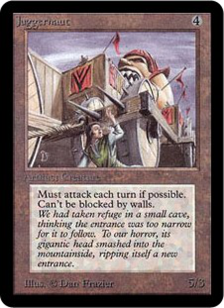 Juggernaut - Magic: The Gathering Wiki | Poggregate